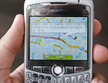 Blackberry Mobile Map - Mobile Map Devices - Mobile-Maps